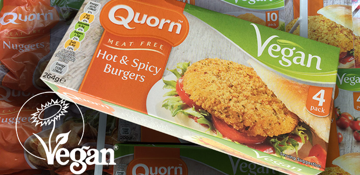 Quorn products registered with the Vegan Trademark | The Vegan Society